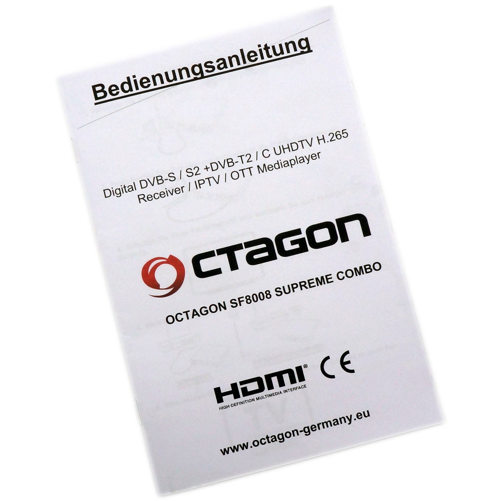 Octagon SF8008 SUPREME 4K UHD E2 Dual Wifi Combo-Receiver